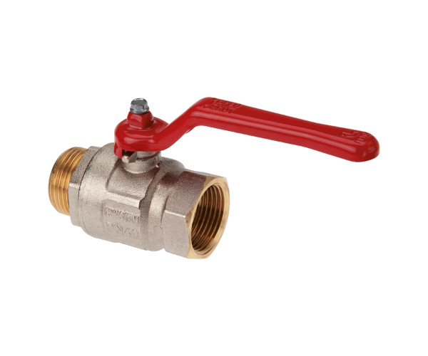 2-Wege Kugelhahn AG R/IG RP 3/8" kurze Bauform Eco-Line PN 25 bar | R 3/8" | Rp 3/8" | 10 | 25 ...